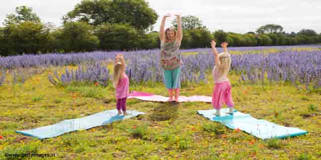 Pyramid Yoga Pose for Kids