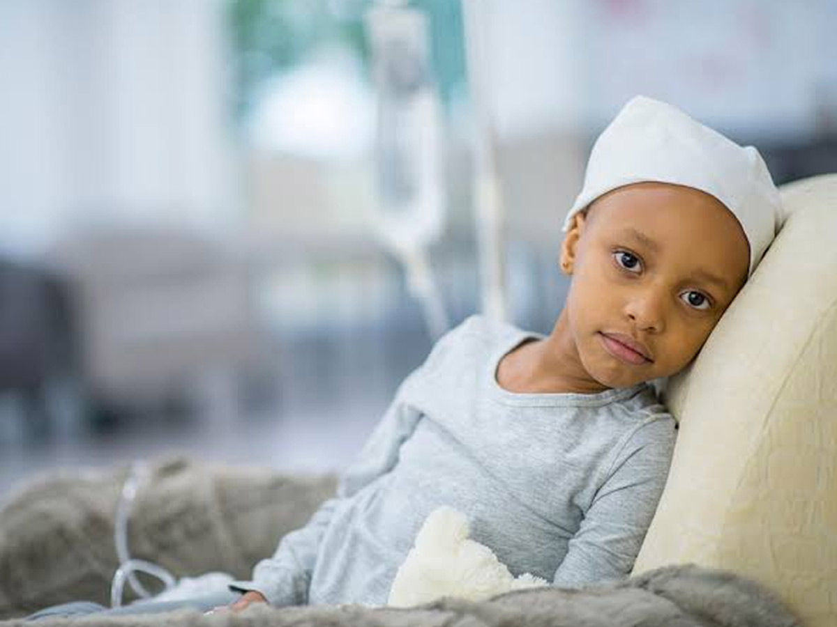 Sad Cancer Patient Child