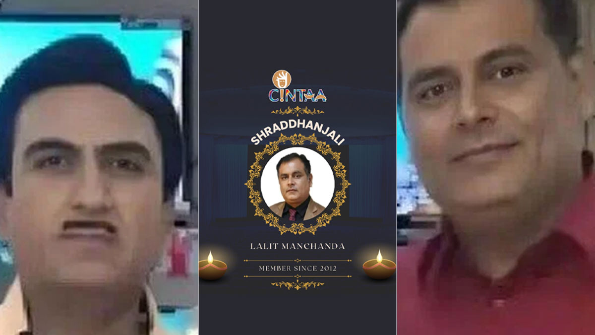 Taarak Mehta Ka Ooltah Chashmah Actor Lalit Manchanda Dies at 36 ...