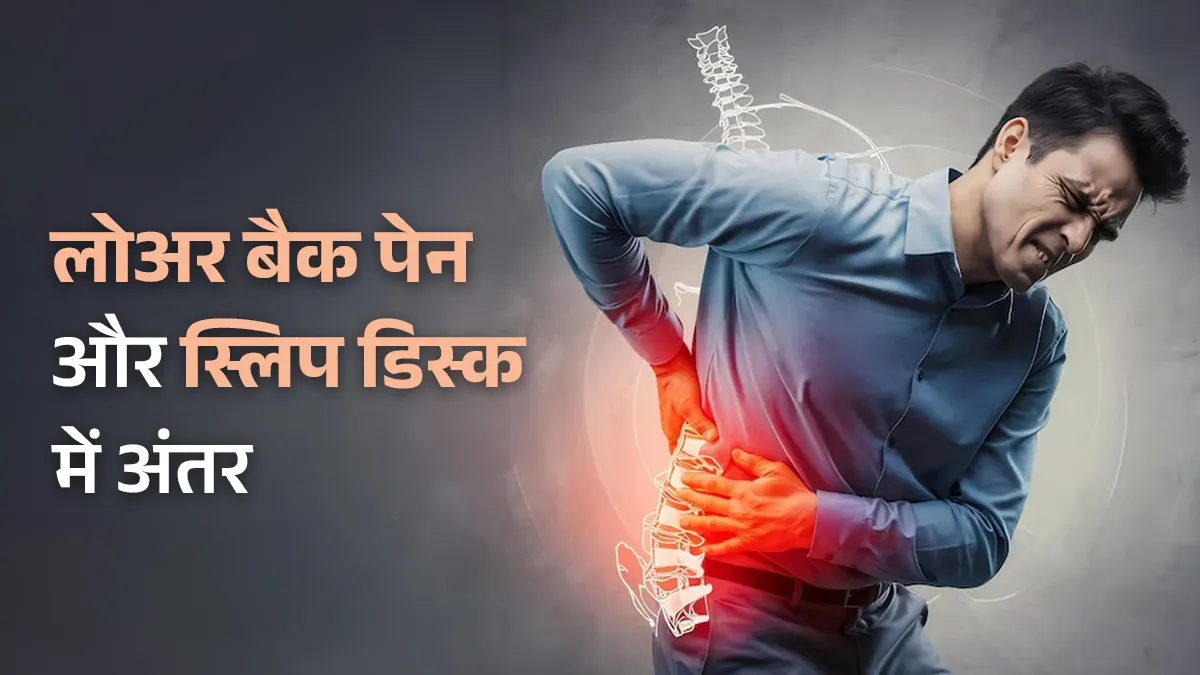कमर में लगातार दर्द सामान्य है या स्लिप डिस्क का संकेत? डॉक्टर से जानें ...