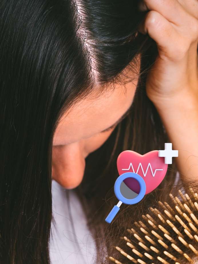 6 Medical Reasons Behind Too Much Hair Fall